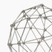 Mid Century Polygon Sculpture Silver Polyhedron Geometric Sculpture ...