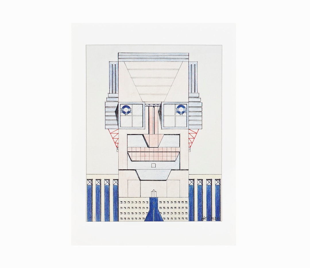 1991 Louis Hellman Postcard Michael Graves Architect Archi-têtes ...