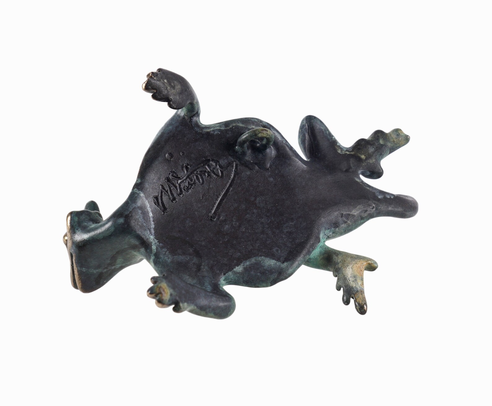 Michael Storey Small Bronze Sculpture Lizard Mid Century - Etsy