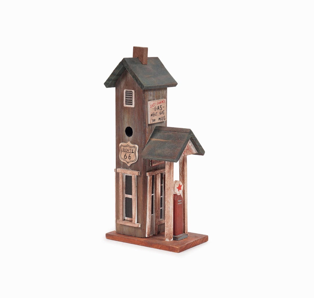 Miniature Wooden Gas Station Building Route 66 - Etsy