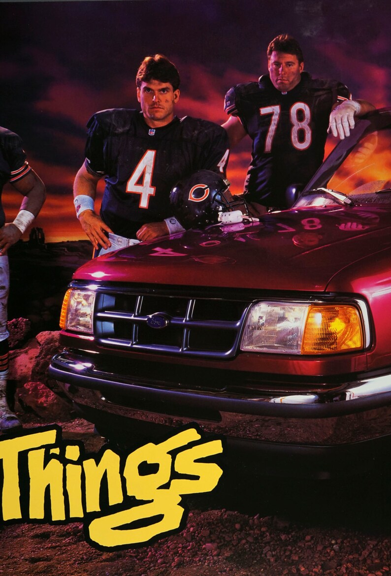 1992 Chicago Bears Wild Things Poster Ford Ranger Poster 36 X - Etsy