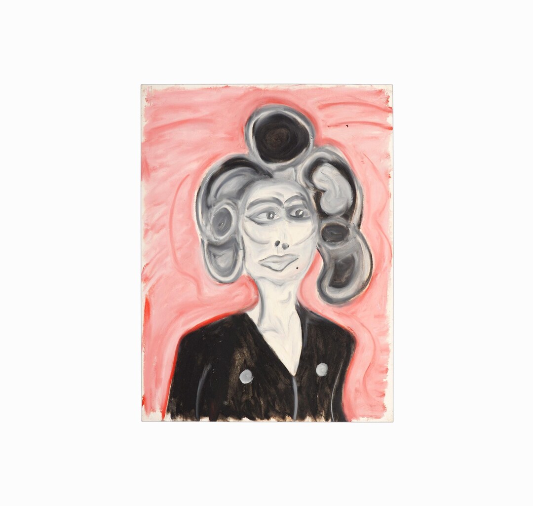 1990 David Cook Pastel Painting on Paper Portrait Pastels Woman Drawing ...