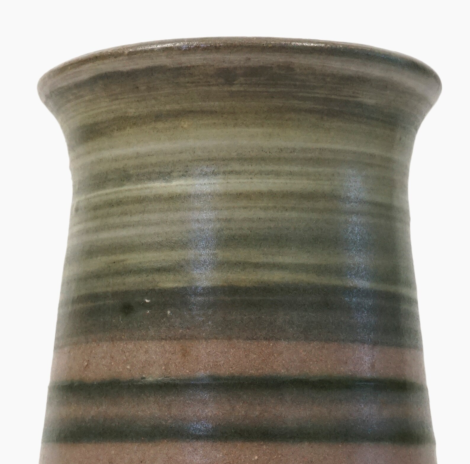 Vintage Studio Pottery Vase Fine Art Ceramics Mug Cup Pot Curved Lip ...
