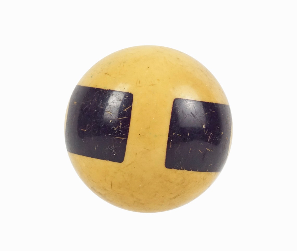 No. 12 Billiard Ball 2.25" Twelve XII Purple Stripe - Etsy