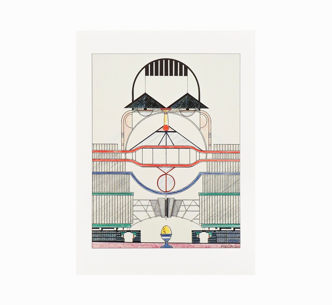 1991 Louis Hellman Postcard Terry Farrell Archi-têtes Vintage Post Card ...