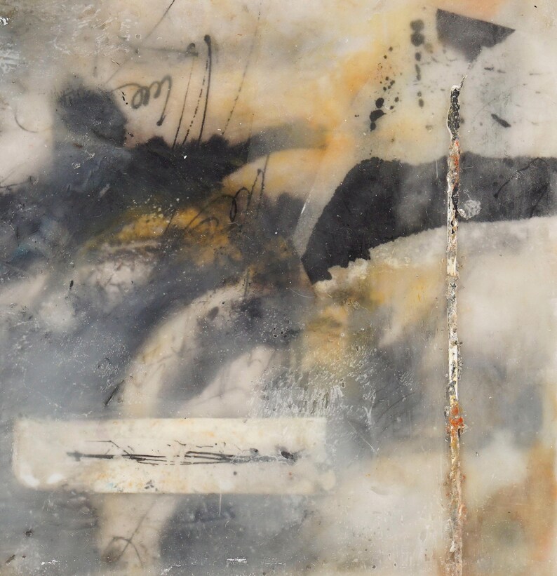 Kathy Blankley Roman Encaustic Painting Mixed Media Ceramic Tile ...