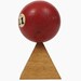 No. 11 Pool Ball Miniature Clay Billiard Ball Size 1.5 Red Eleven XI ...