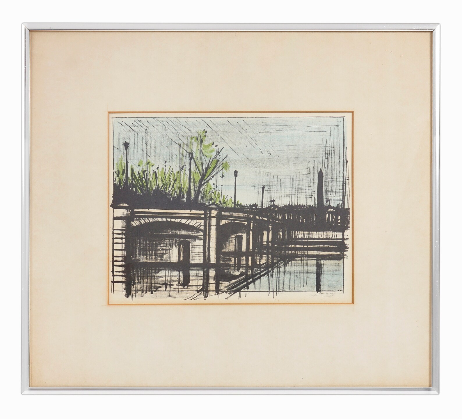 Bernard Buffet Lithograph on Paper place De La - Etsy