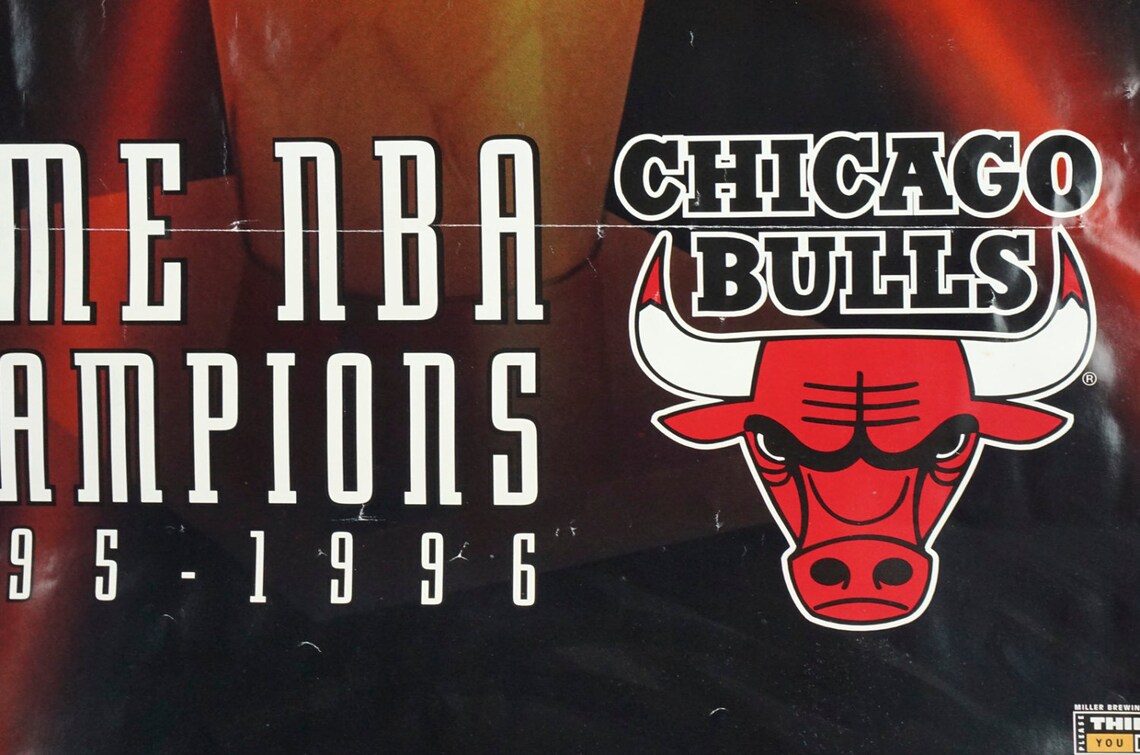 1995-96 Chicago Bulls 4-time NBA Champions Miller Genuine | Etsy