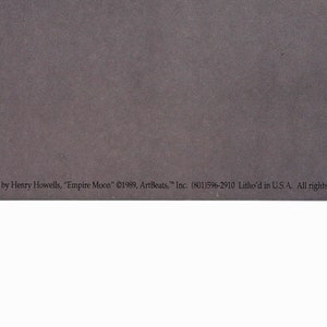 1989 Henry Howells Empire Moon New York Poster Print - Etsy