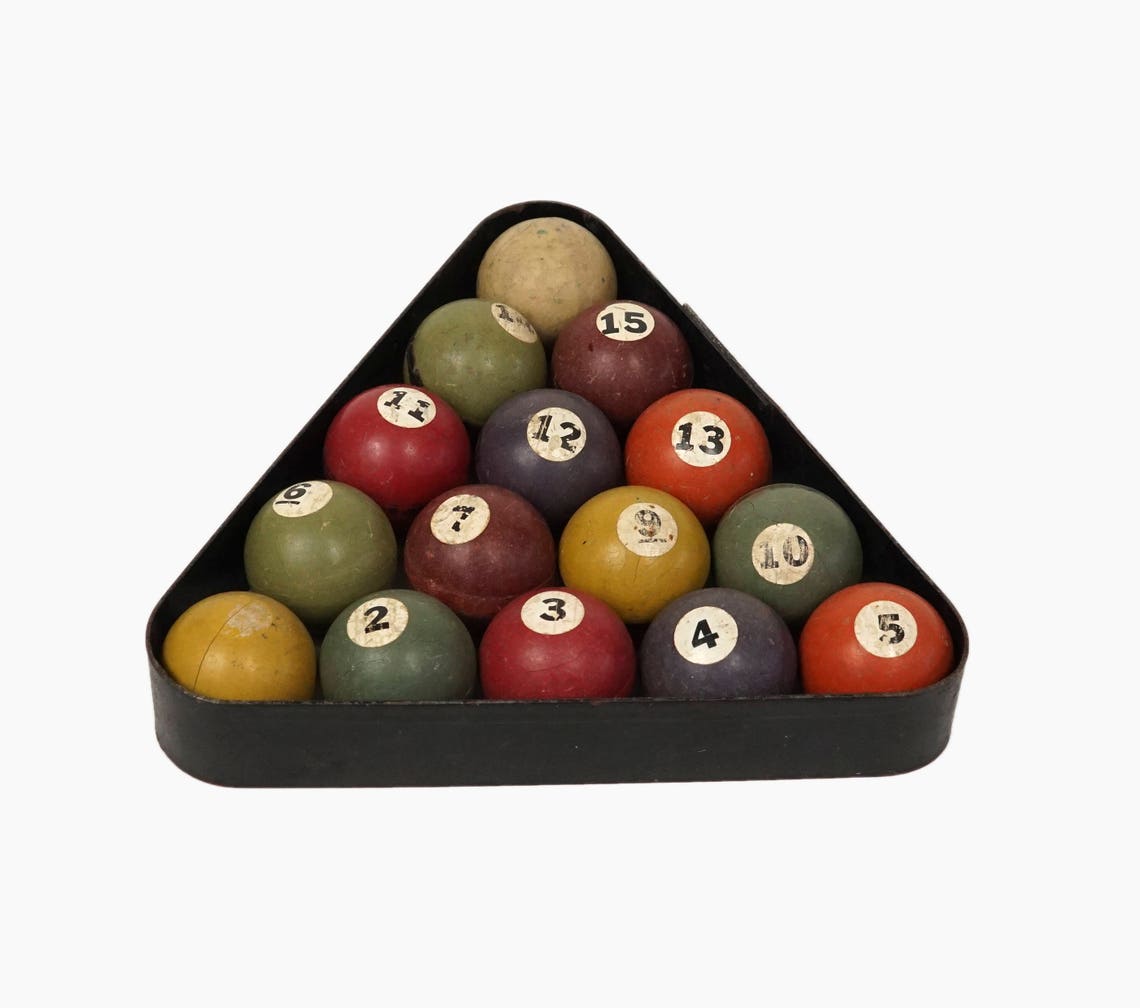 No. 3 Miniature Pool Ball 1.25 Billiard Ball Three III - Etsy