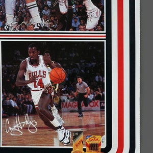 1989-90 NBA Chicago Bulls Poster Raging Bulls Michael Jordan 23 Poster ...