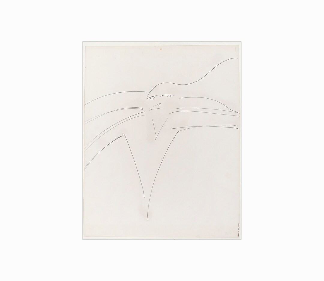 1972 Steven Boyum Painting on Paper Mixed Media "speed 4" - Etsy