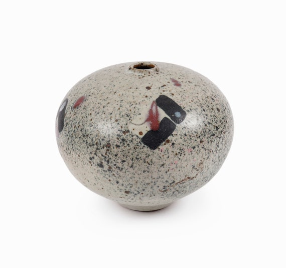 1985 Chamberlain Pottery Ceramic Vase Mid Century Modern - Etsy