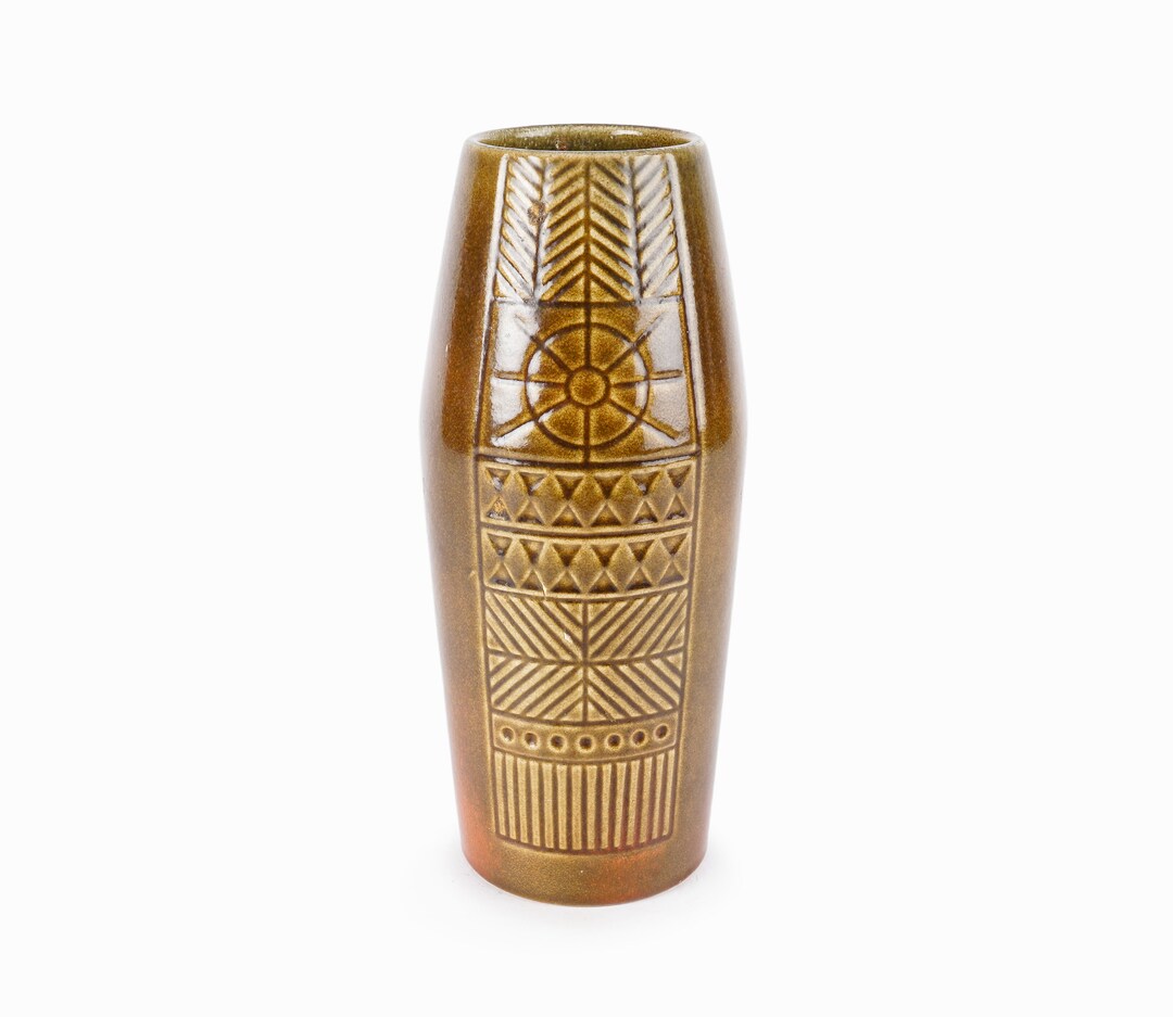 1968-69 Runa Ceramic Vase Mari Simmulson Upsala Ekeby Sweden Mid ...