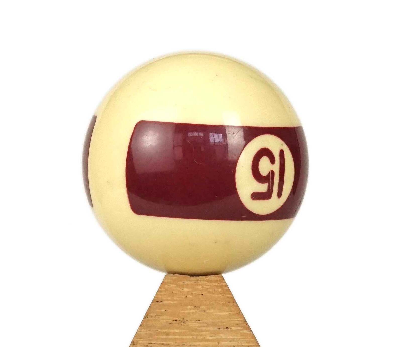 Miniature 15 Billiard Ball Burgundy Maroon Fifteen XV Small - Etsy
