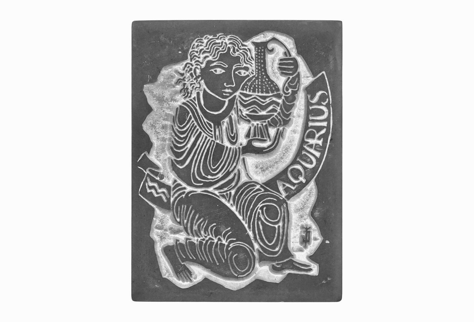 Rodney Winfield Aquarius Slate Illi Black Stone Sculpture - Etsy