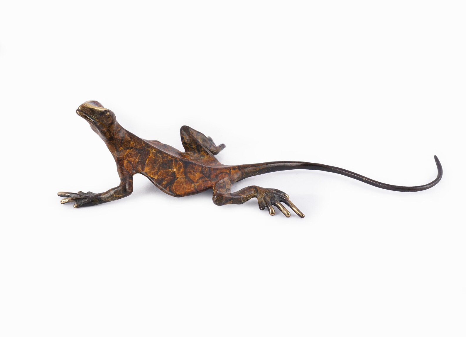 Michael Storey Bronze Lizard Sculpture Mid Century Modern - Etsy