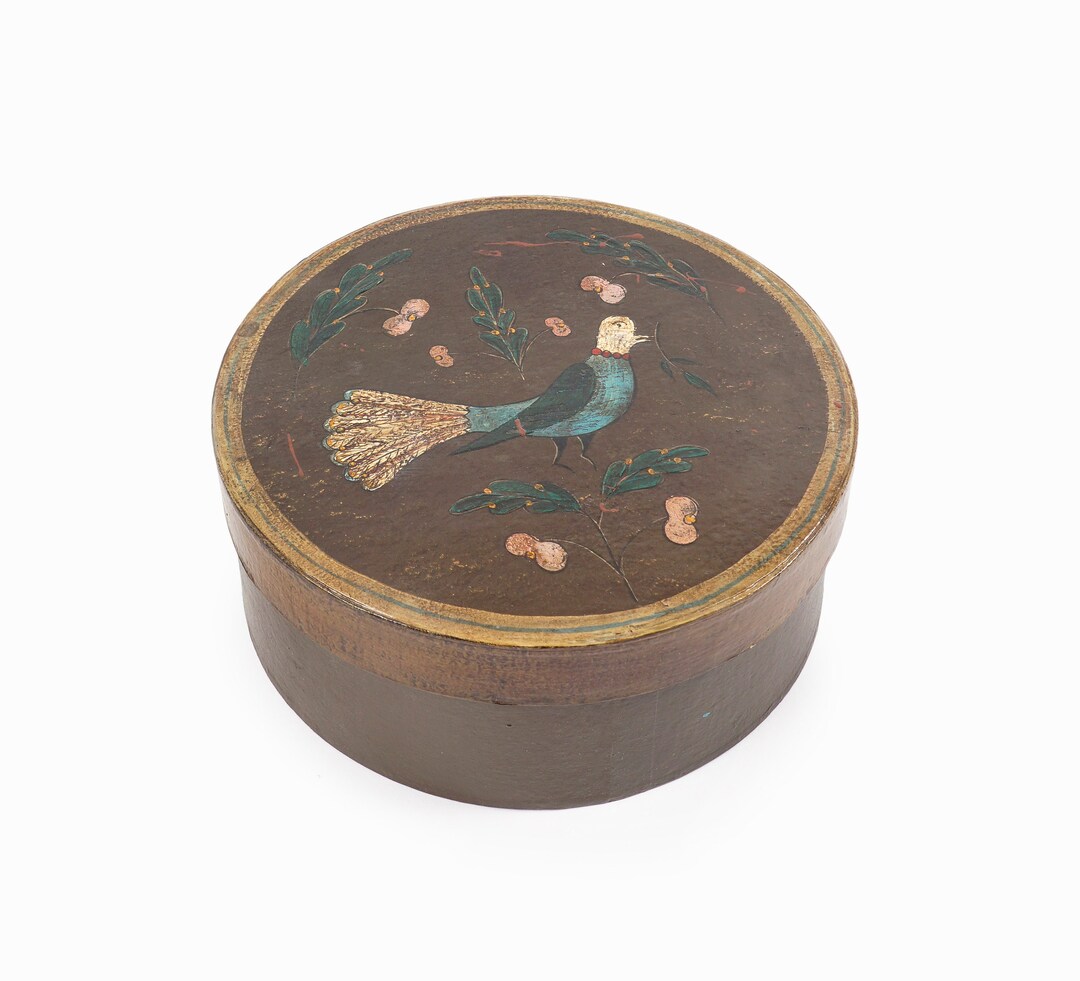 Hand-painted Papier Mache Box Shaker Style - Etsy