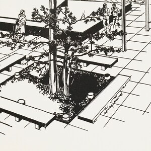 1980s George Becker Print Chicago Landmarks Buildings Illinois ...