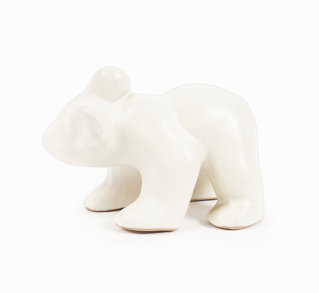 1940s Anna-lisa Thomson Ceramic Polar Bear Figurine Upsala Ekeby - Etsy
