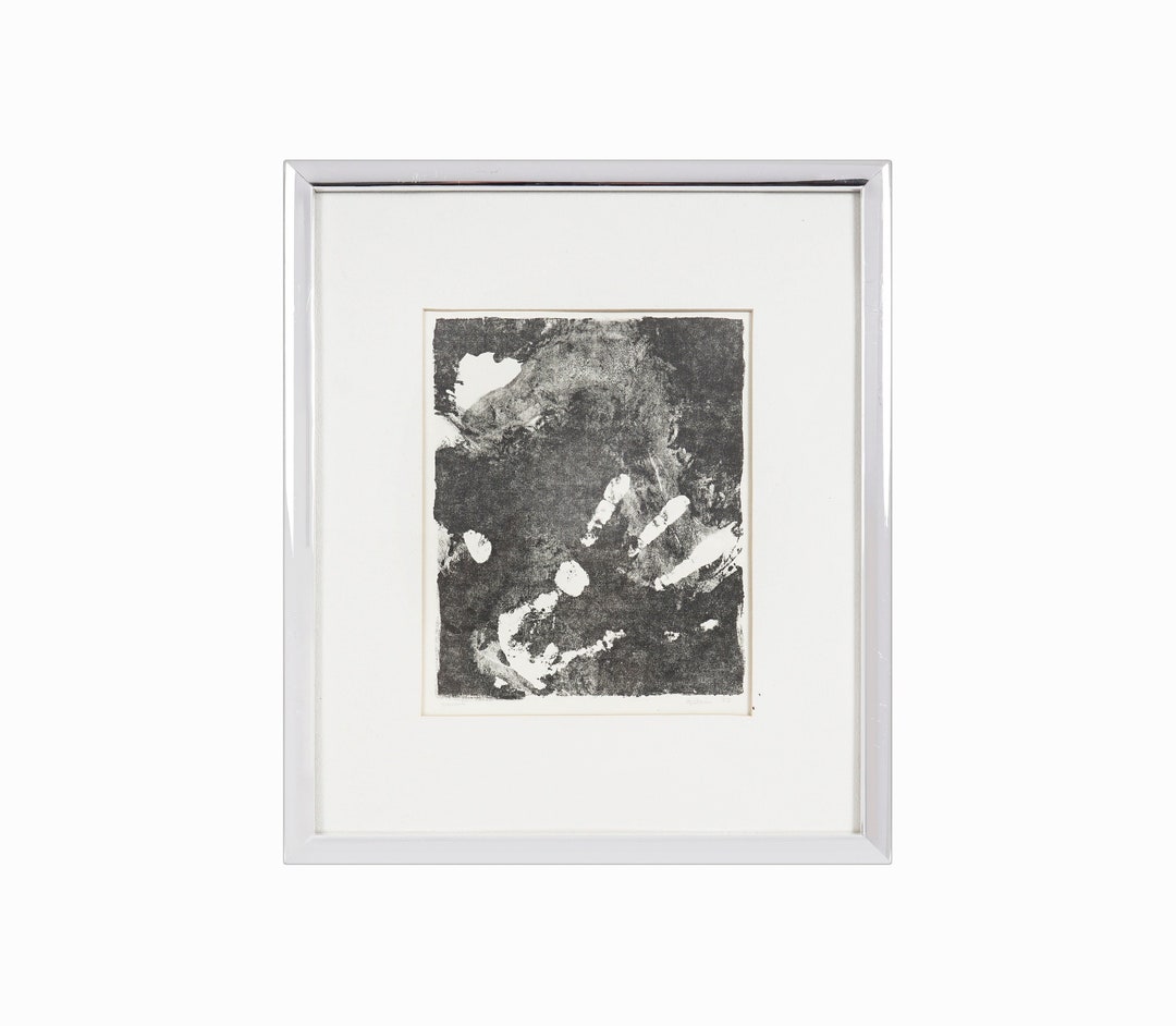 1975 Epstein Abstract Lithograph on Paper Print Mid Century Modern - Etsy