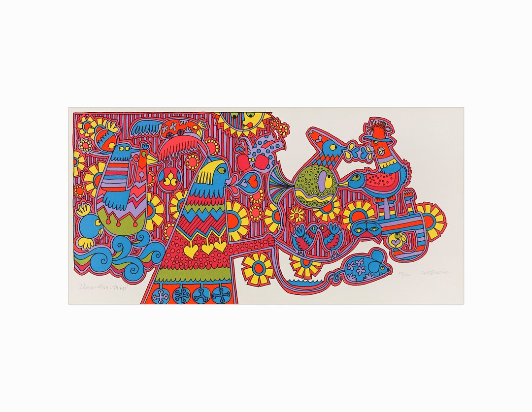 Charles Shoemaker Serigraph Print on Paper - Etsy