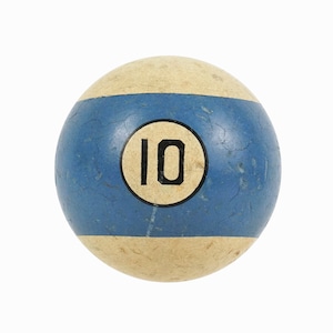 No. 10 Pool Ball Brunswick Ivorylene Billiard Ball 2.25 - Etsy