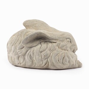 Stone Bunny Statue Garden Sculpture Vintage - Etsy