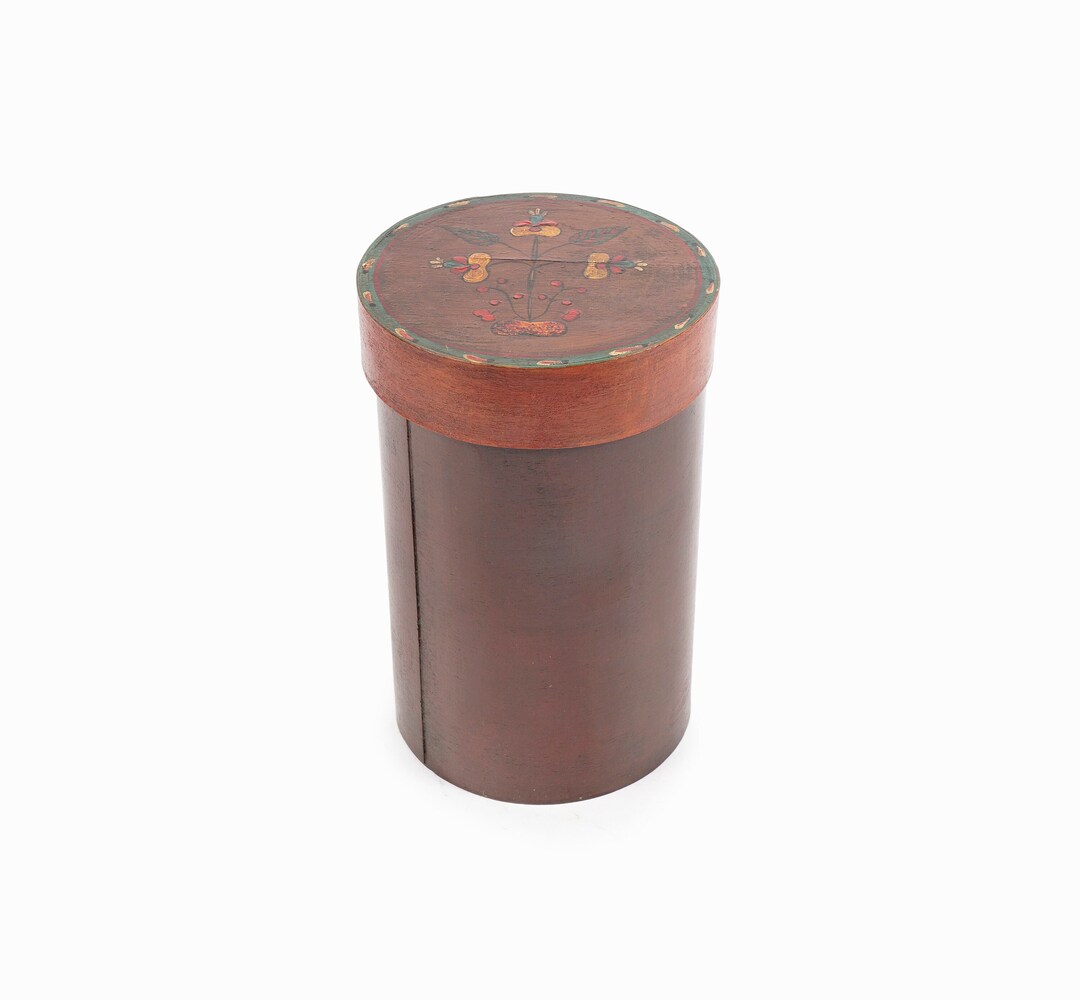 Vintage Hand-painted Wooden Shaker Style Box Bird - Etsy
