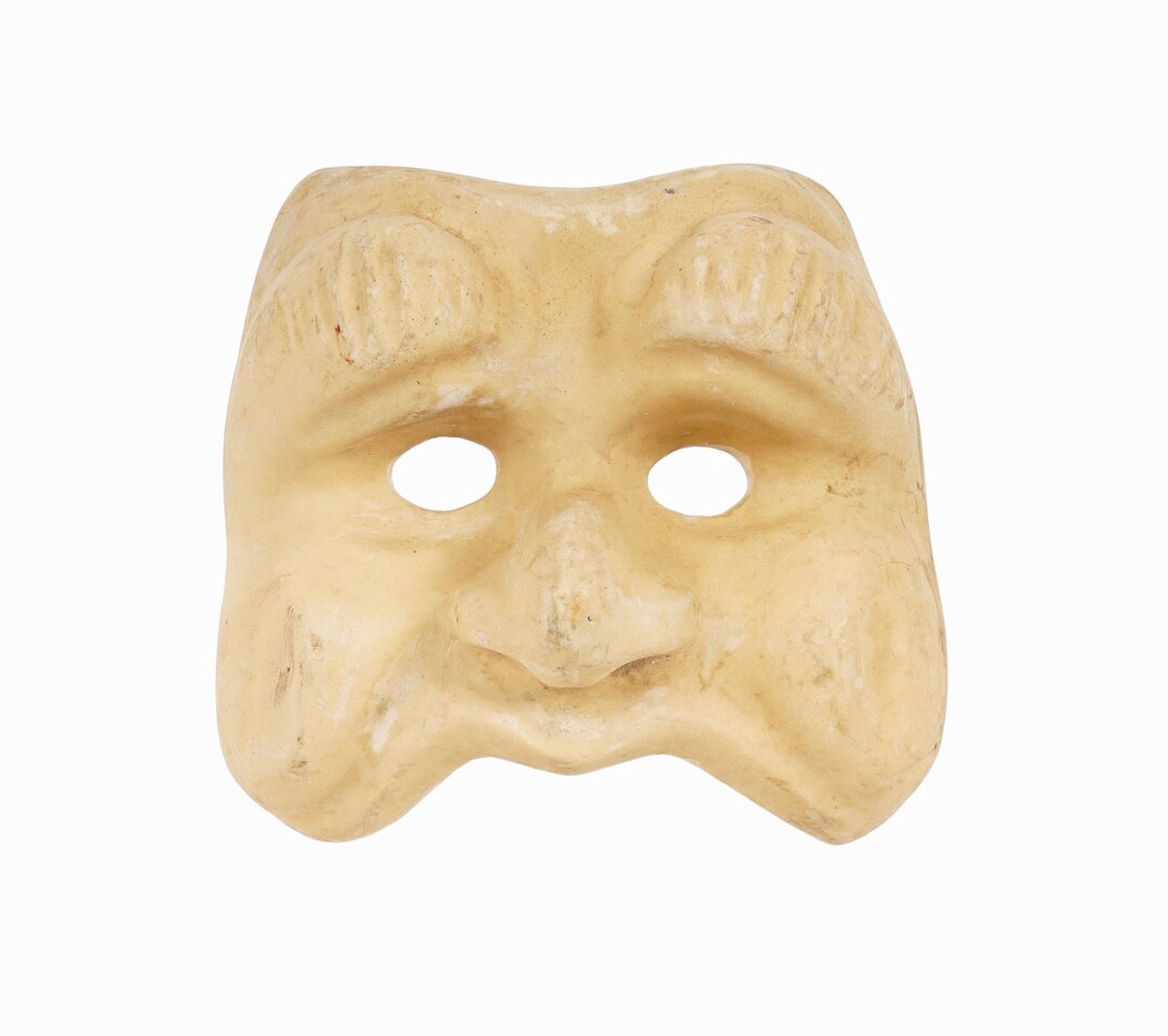 Vintage Commedia Dell'arte Mask Thespian Comedy Actor - Etsy