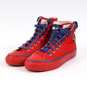 Vintage OP Ocean Pacific High Tops Red Sneakers - Etsy