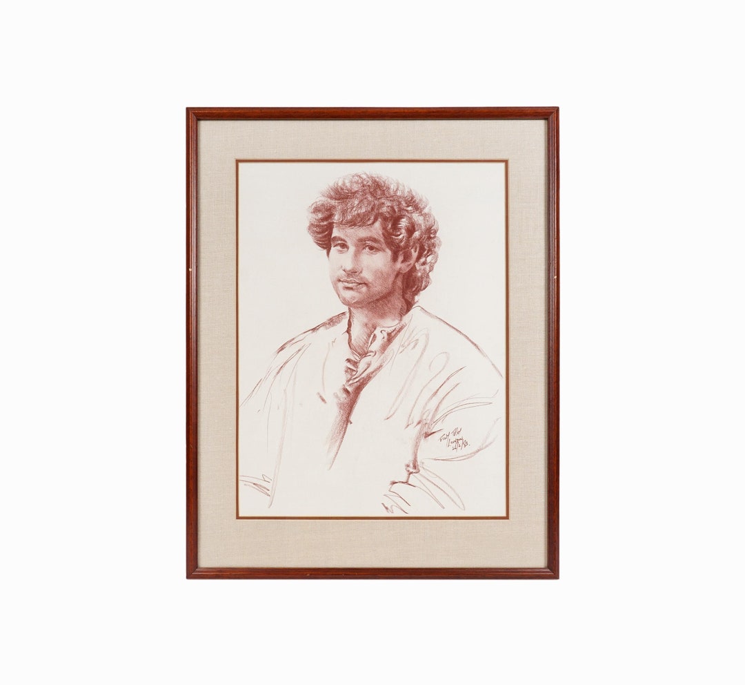 1983 Tony Troy Drawing on Paper London United Kingdom Vintage - Etsy