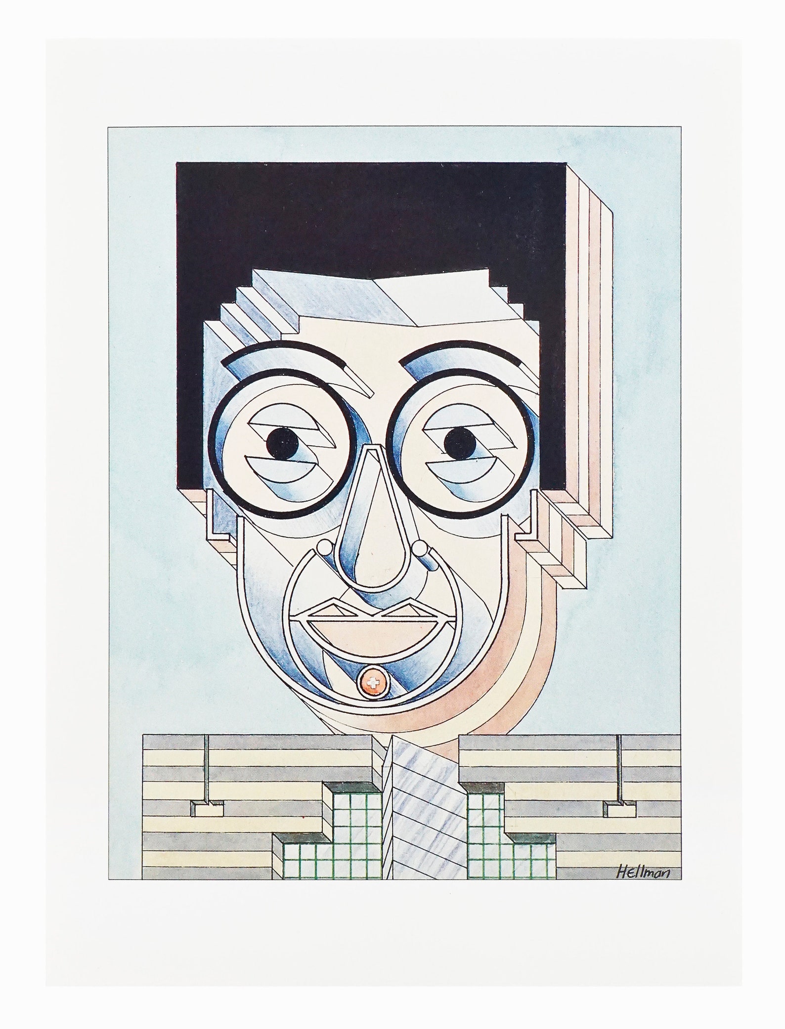 1991 Louis Hellman Postcard Mario Botta Archi-Têtes Vintage | Etsy