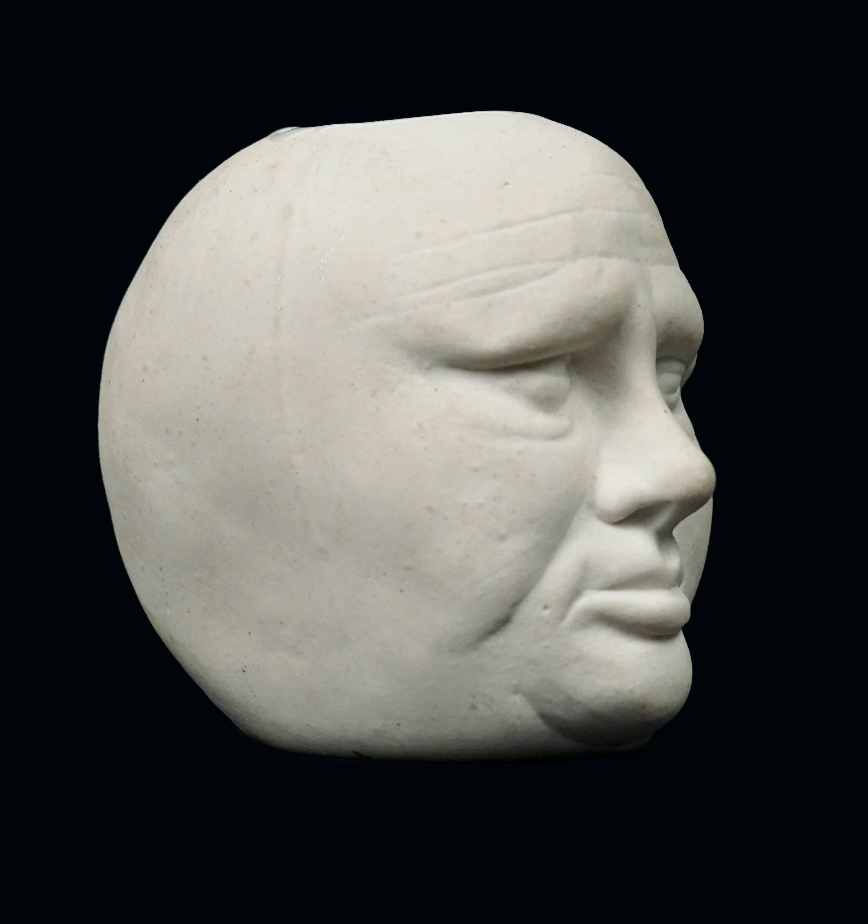 1981 Porcelain Head Sculpture Batson Mid Century Modern Vintage - Etsy