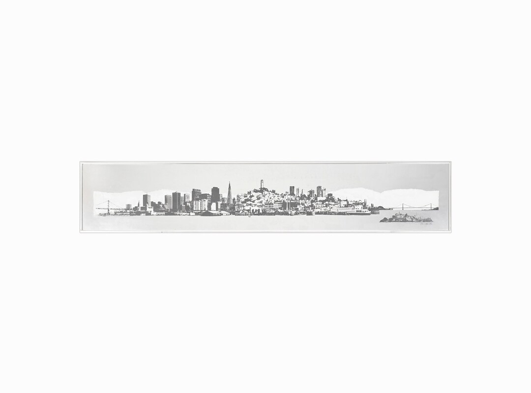 Harry Hambly Tin Foil Print San Francisco Skyline - Etsy