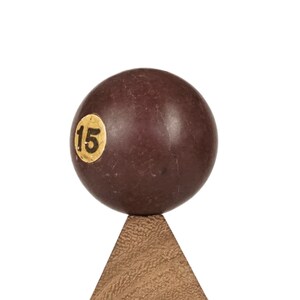 Miniature Billiard Ball No. 15 Fifteen XV Brown 1 9/16" - Etsy