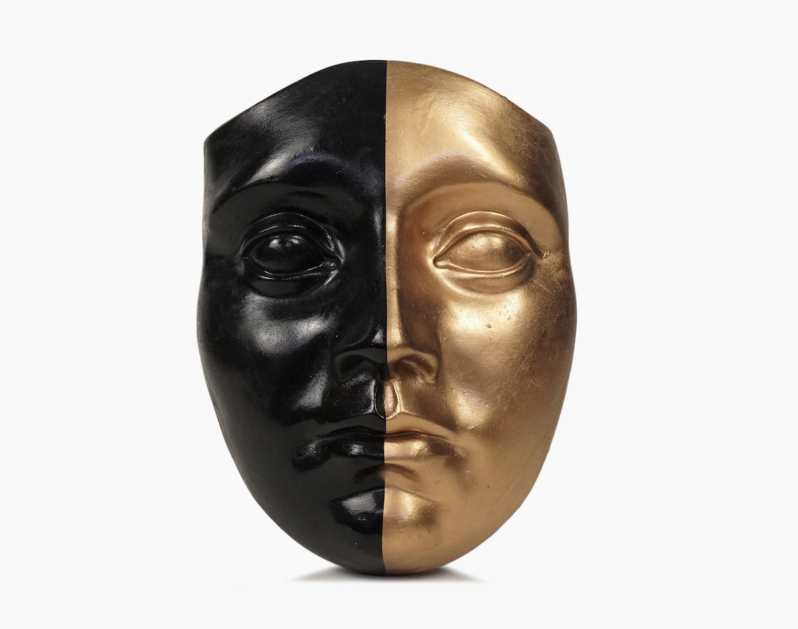 Vintage Ceramic Face Sculpture Large Size Ceramics Wall - Etsy