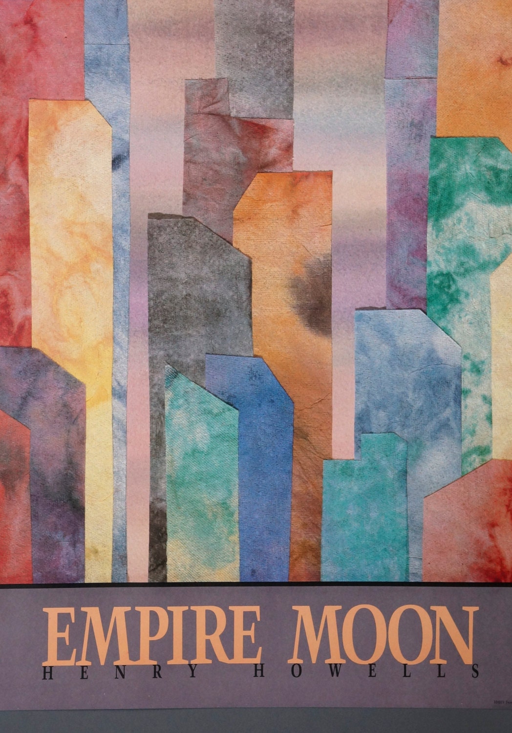 1989 Henry Howells Empire Moon New York Poster Print | Etsy