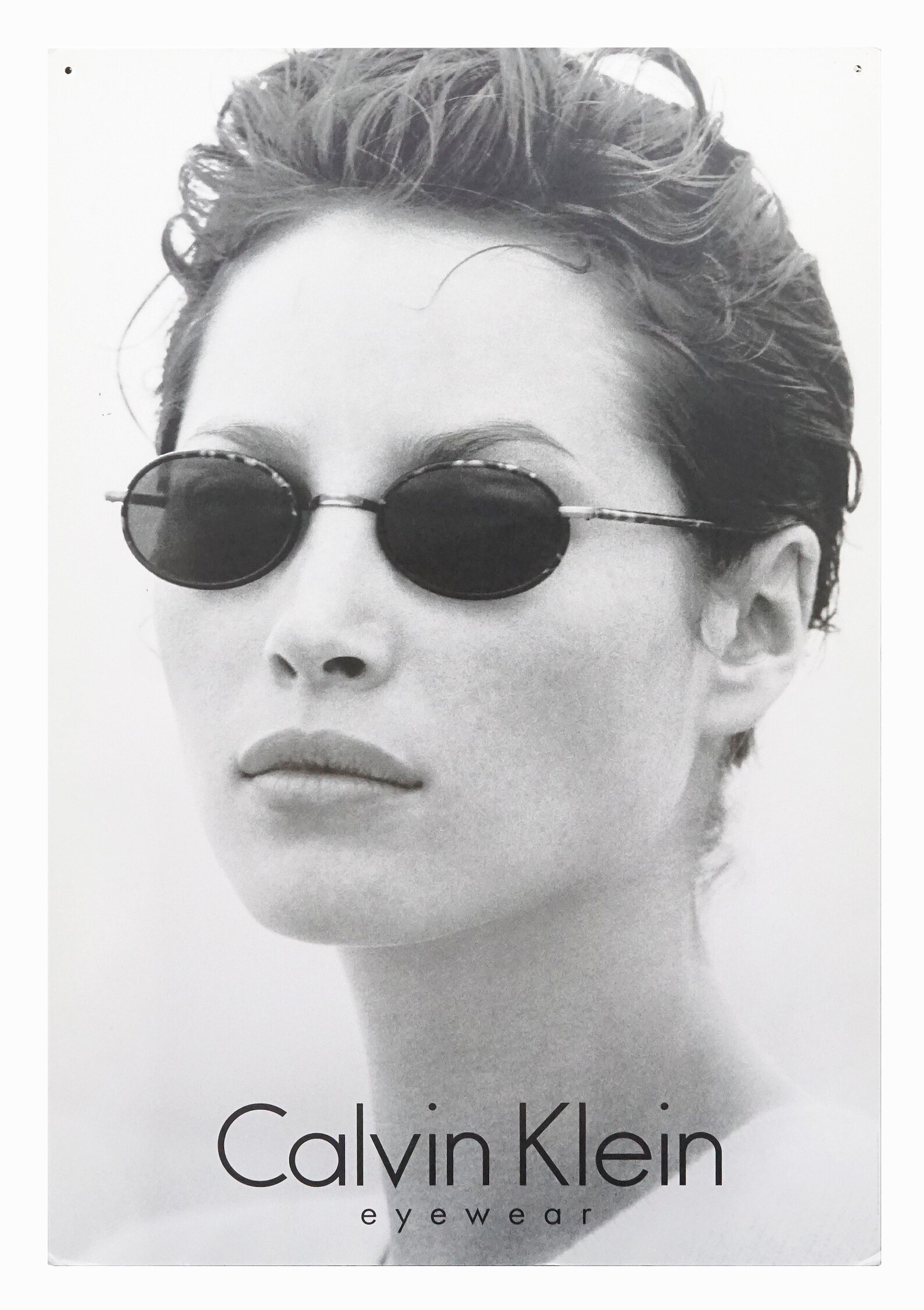1995 Poster Calvin Klein Eyewear Double Sided Black & White - Etsy