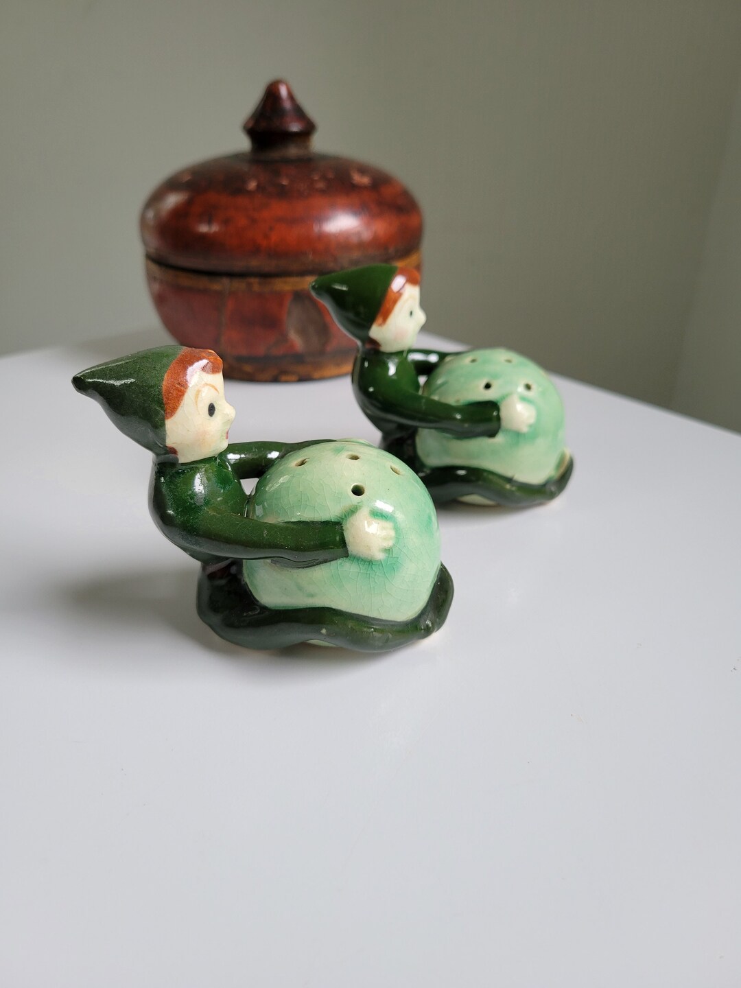 Vintage Pixie Salt and Pepper Shakers - Etsy