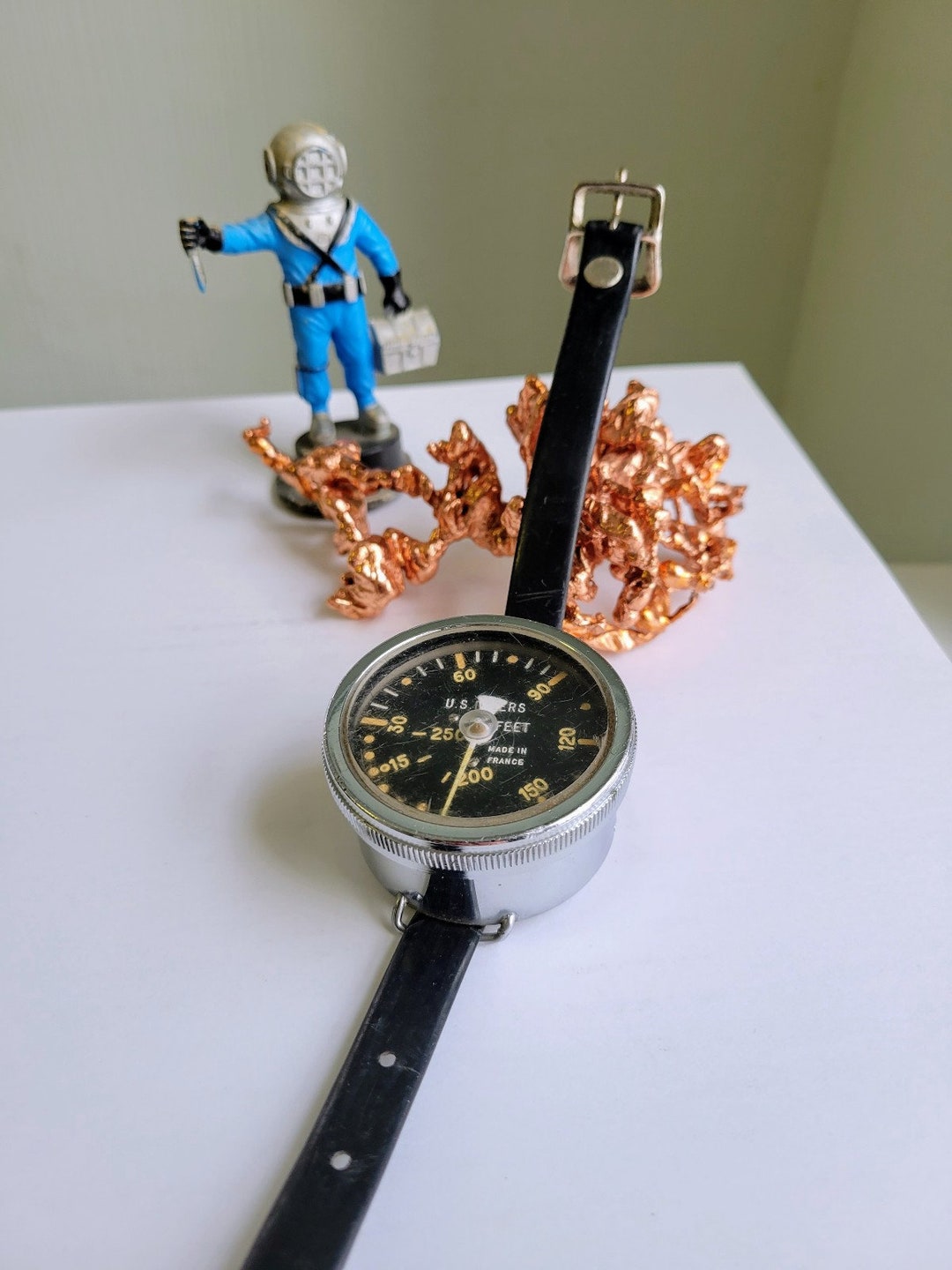 Vintage U.S. Divers Wrist Depth Gauge - Made in France - Etsy