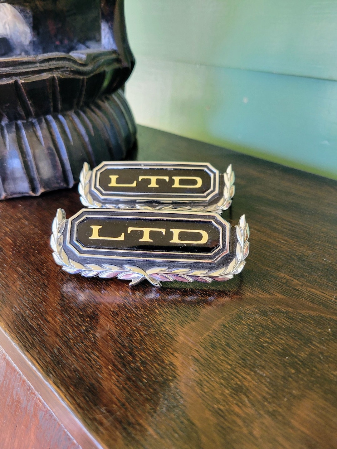 Matching Pair of FORD LTD Door Emblems - Late 1960s - Etsy