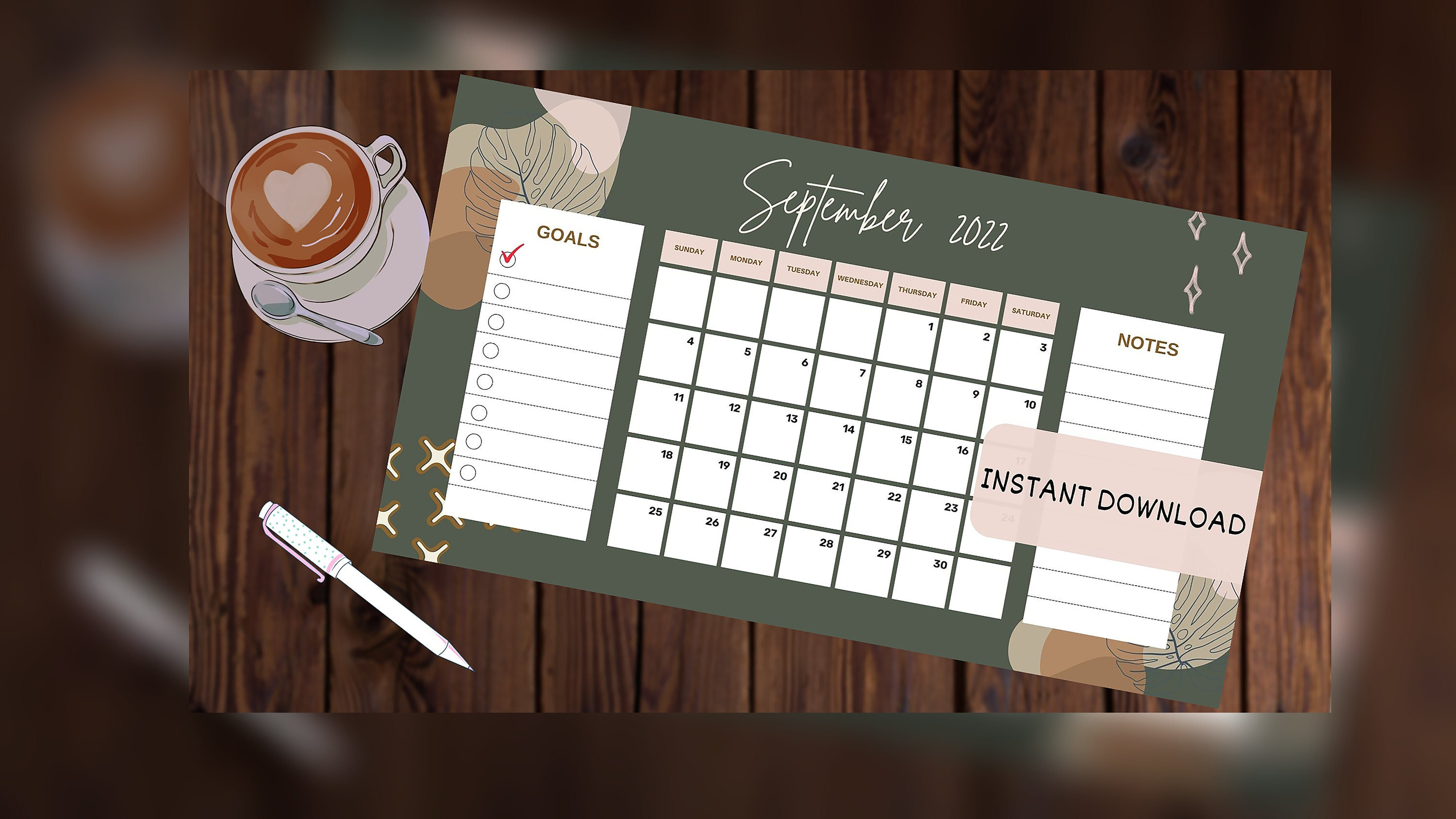 September 2022 Printable Calendar