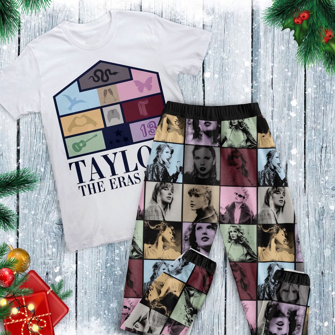 Taylor the Eras Tour Pajamas Set, Taylor Swift Personalized Family ...