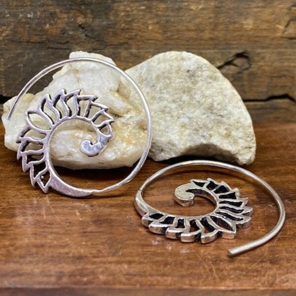 Scroll Earrings - Etsy