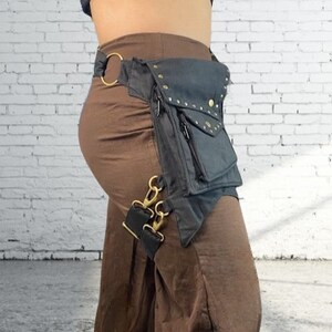 Raven Utility Belt V2~ Mishu ~ Utility Belt , Larp Belt , Canvas ...