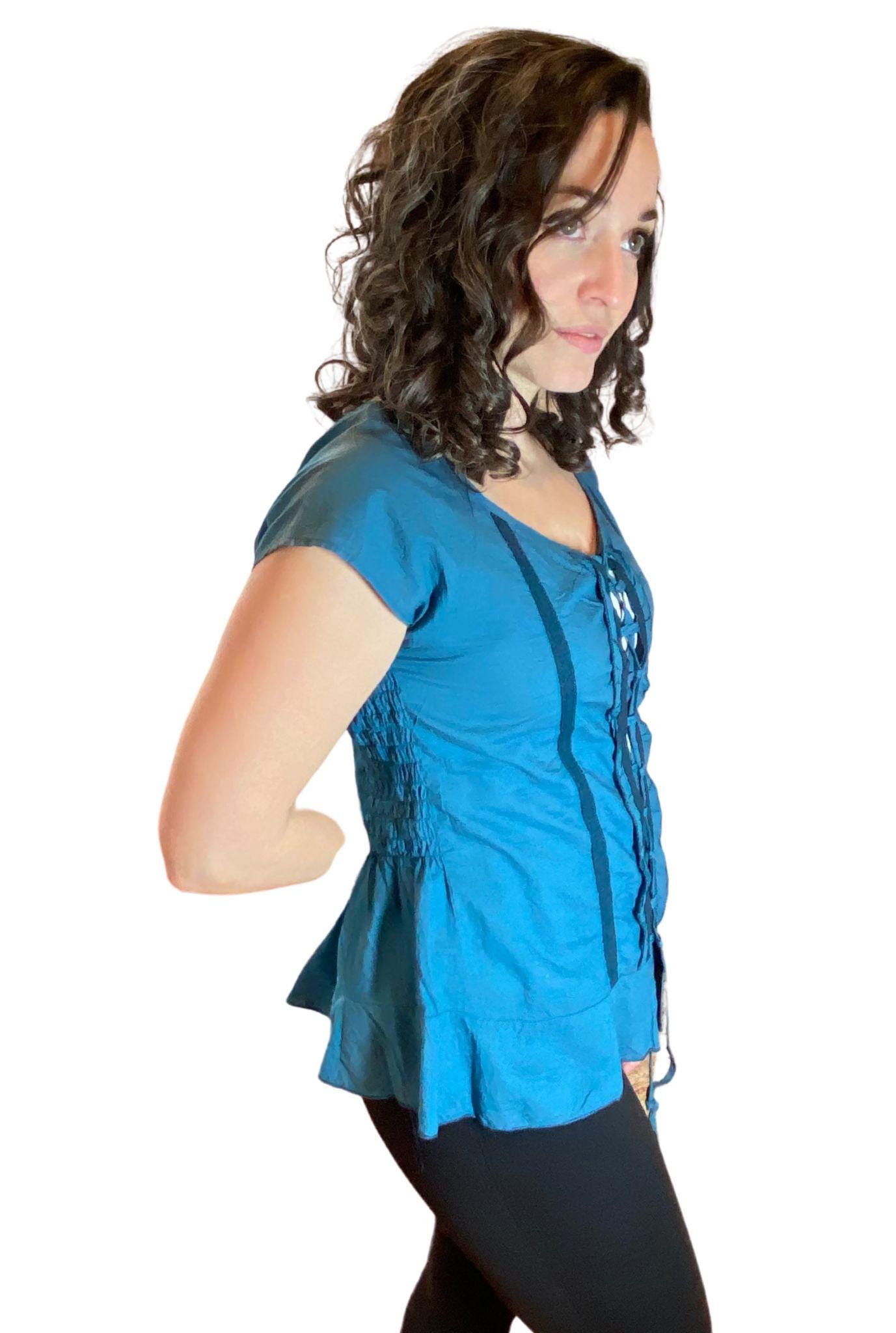 Folklore Top ~ Mishu ~ Festival Clothing , Corset Front , Summer ...