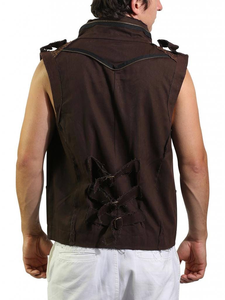 Steampunk Vest Mishu Industrial Cosplay Alternative | Etsy
