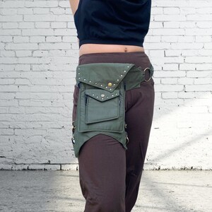 Raven Utility Belt V2~ Mishu ~ Utility Belt , Larp Belt , Canvas ...